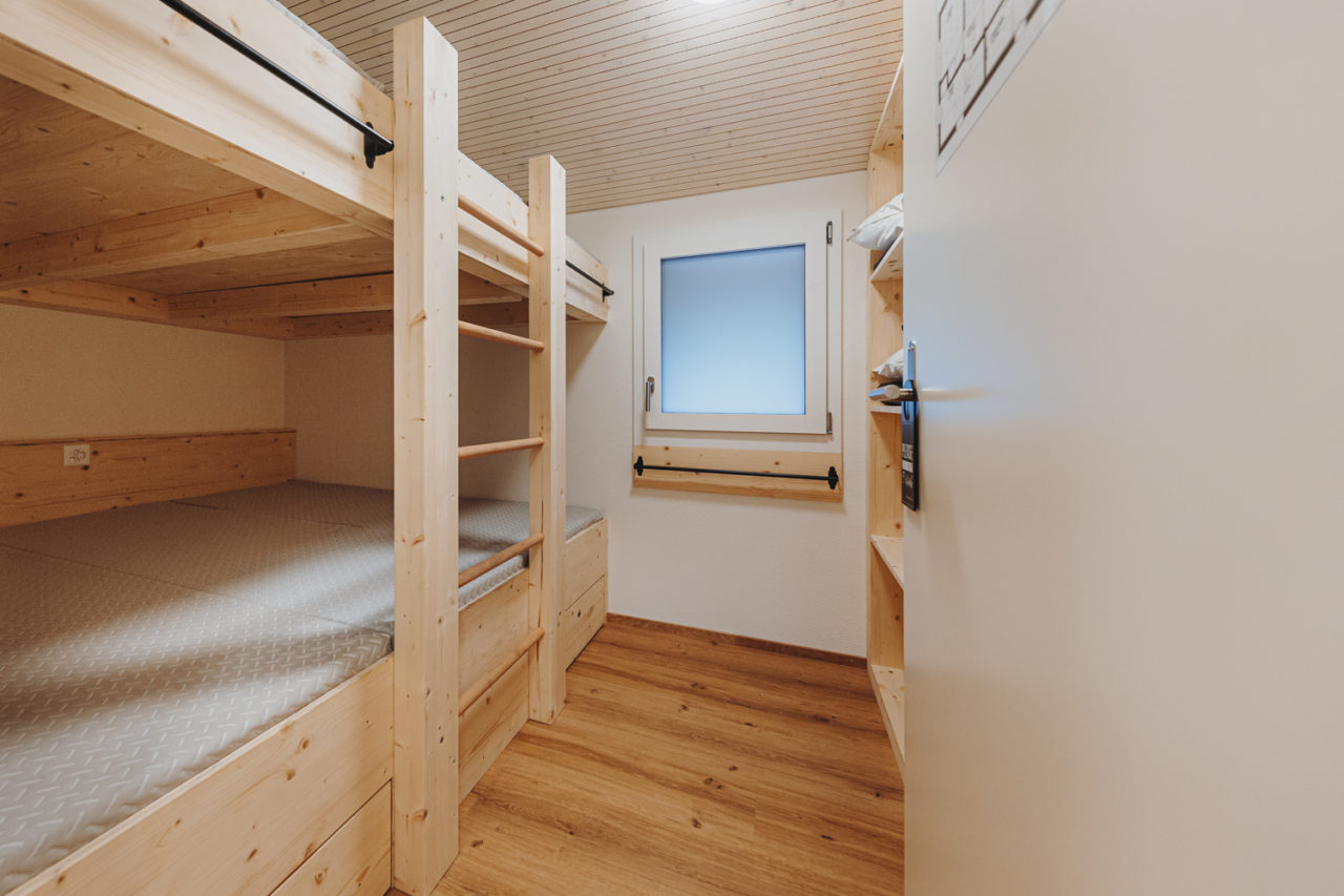 Räume & Ausstattung | Ferienlagerhaus am See in Lungern